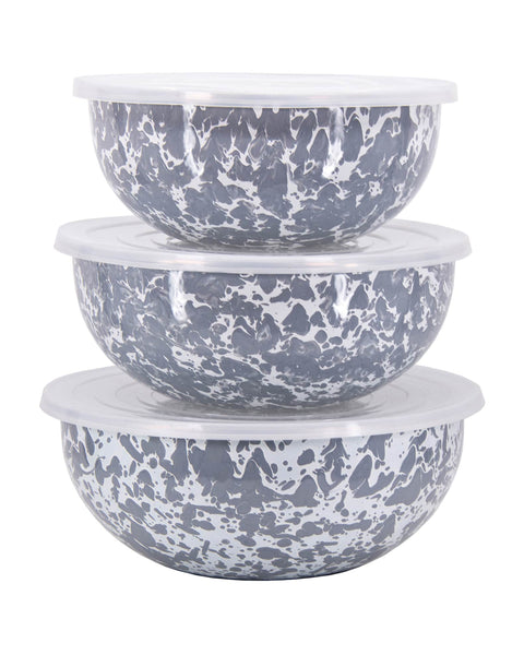 Grey Swirl Mixing Bowl – Lagoon Linens